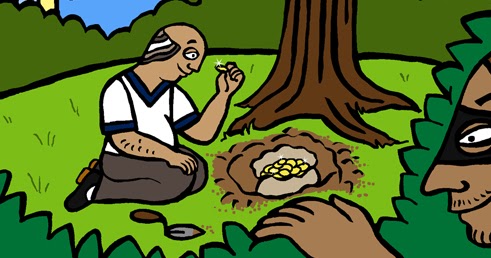 The Miser and the Lump of Gold.