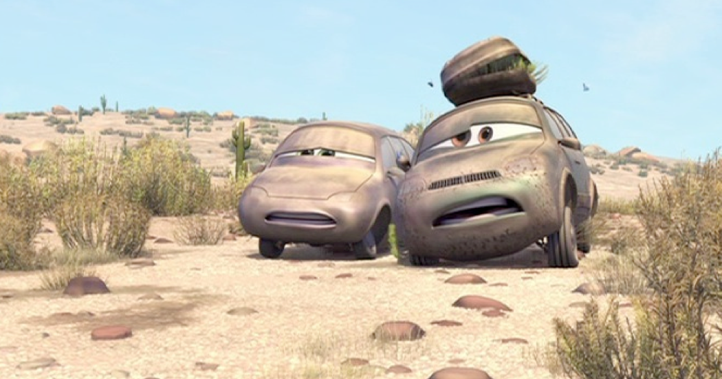 Dan the Pixar Fan: Cars: Lost in the Desert Mini & Van 2-pack