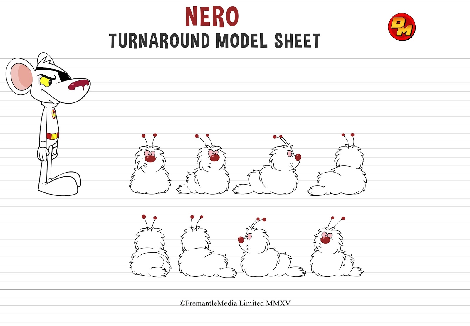 shane cooney: DANGER MOUSE CHARACTER DESIGN