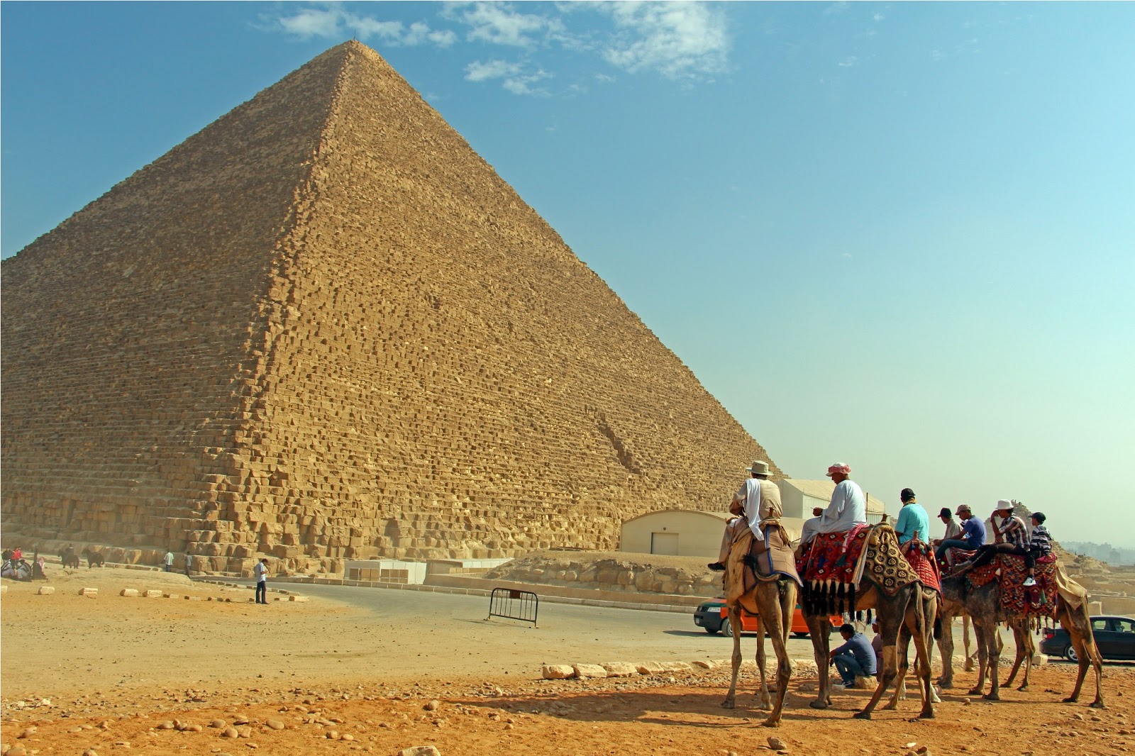 the viewing deck: A Dream Come True in Pyramids of Giza