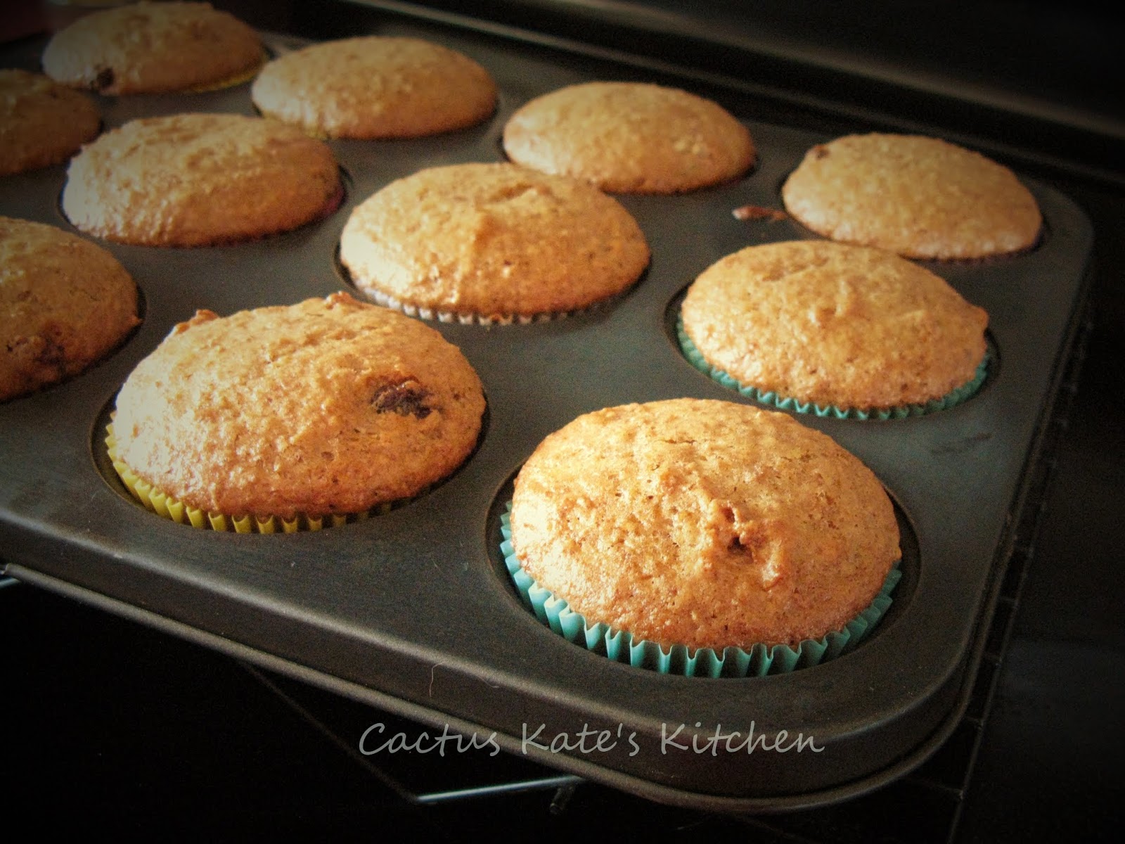 Cactus Kate's Kitchen: Six-Week Raisin Bran Muffins
