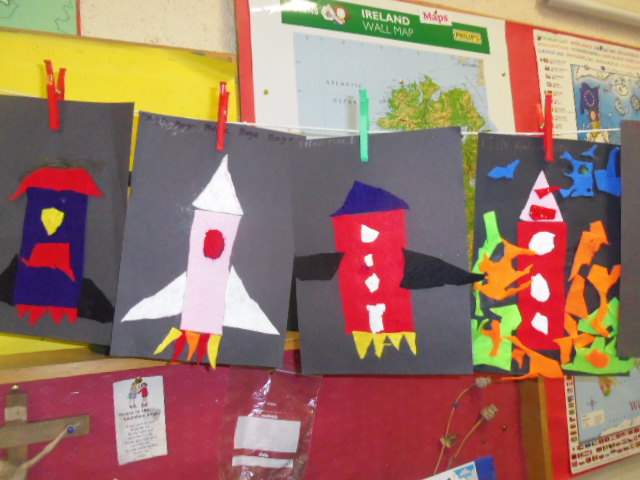 Space and Rockets page: 2D Felt Rockets
