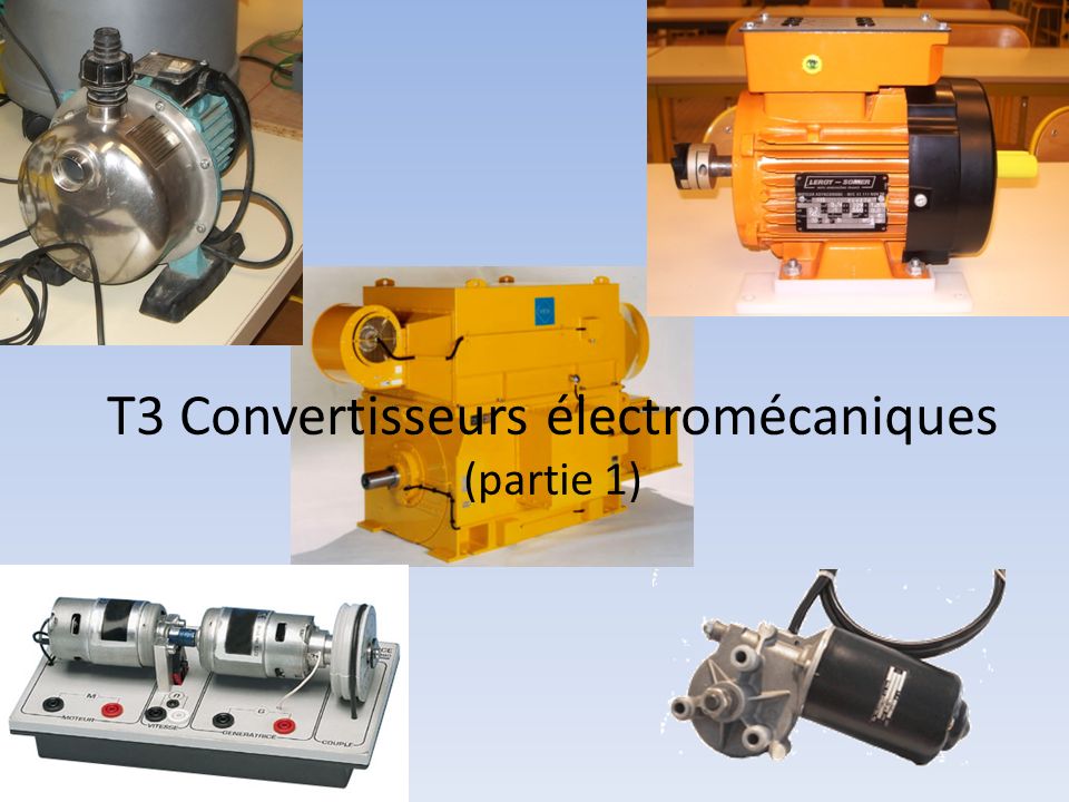 Cours CONVERTISSEUR ELECTROMECANIQUE - génie électronique