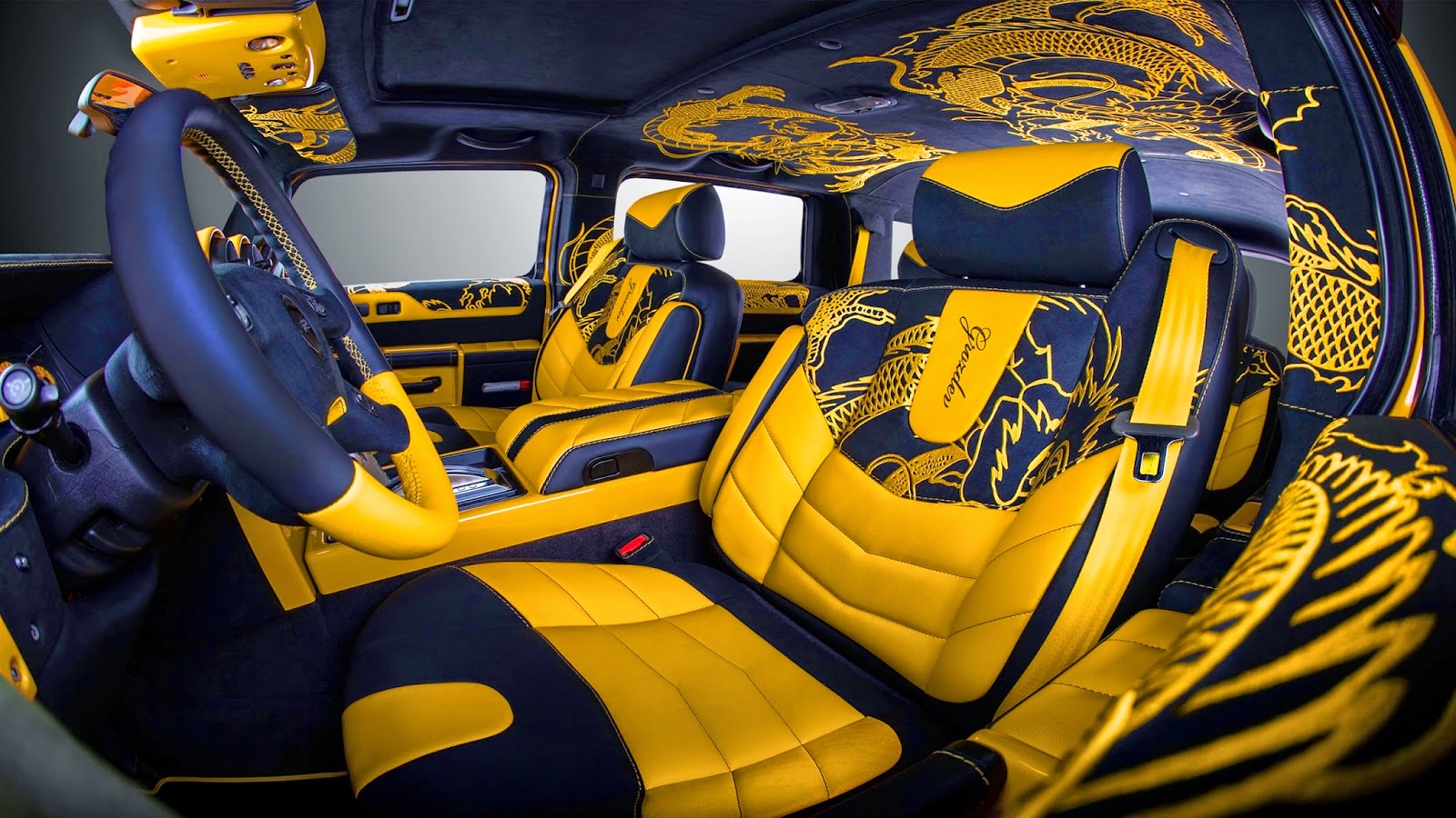 Custom Hummer H2 Interior