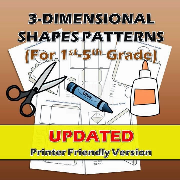 Sir Arthur Dee's Online Teaching Resources: 3-Dimensional Shapes Patterns