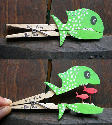 Fraldas & Rabiscos: DIY: O que fazer com molas de Roupa