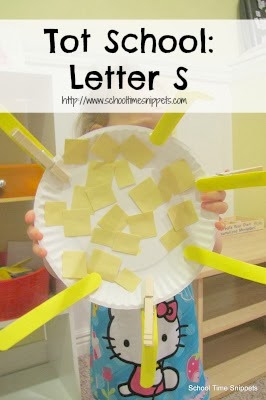 Letter S Toddler Activities | School Time Snippets