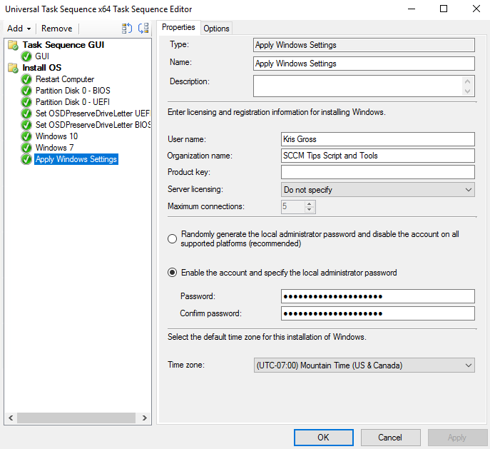 Sccm Task Sequence With Gui How To Install More Then One Image With A Single Task Sequence