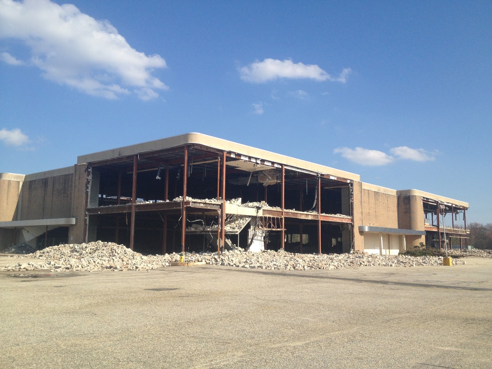 step off george: Shore Mall Demolition