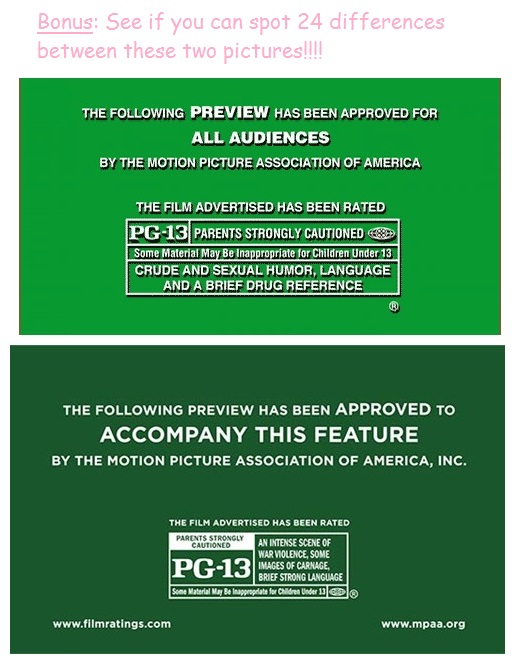 Those Hard-Hitting Questions: New MPAA Trailer Font -- change we can ...