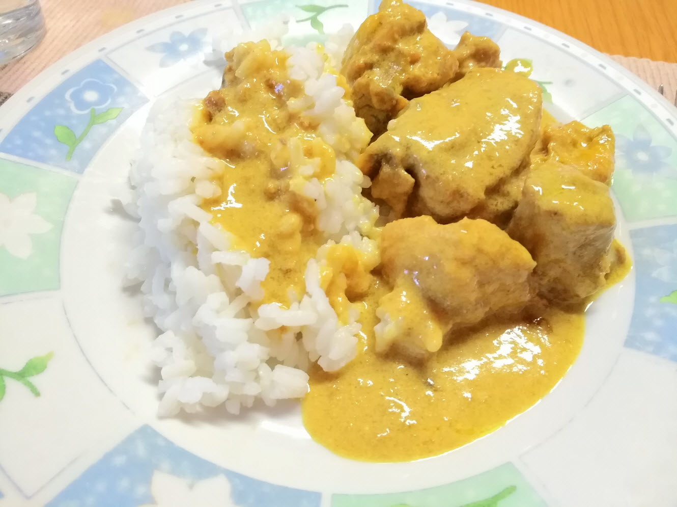 Caril de frango - O cantinho da Isabel