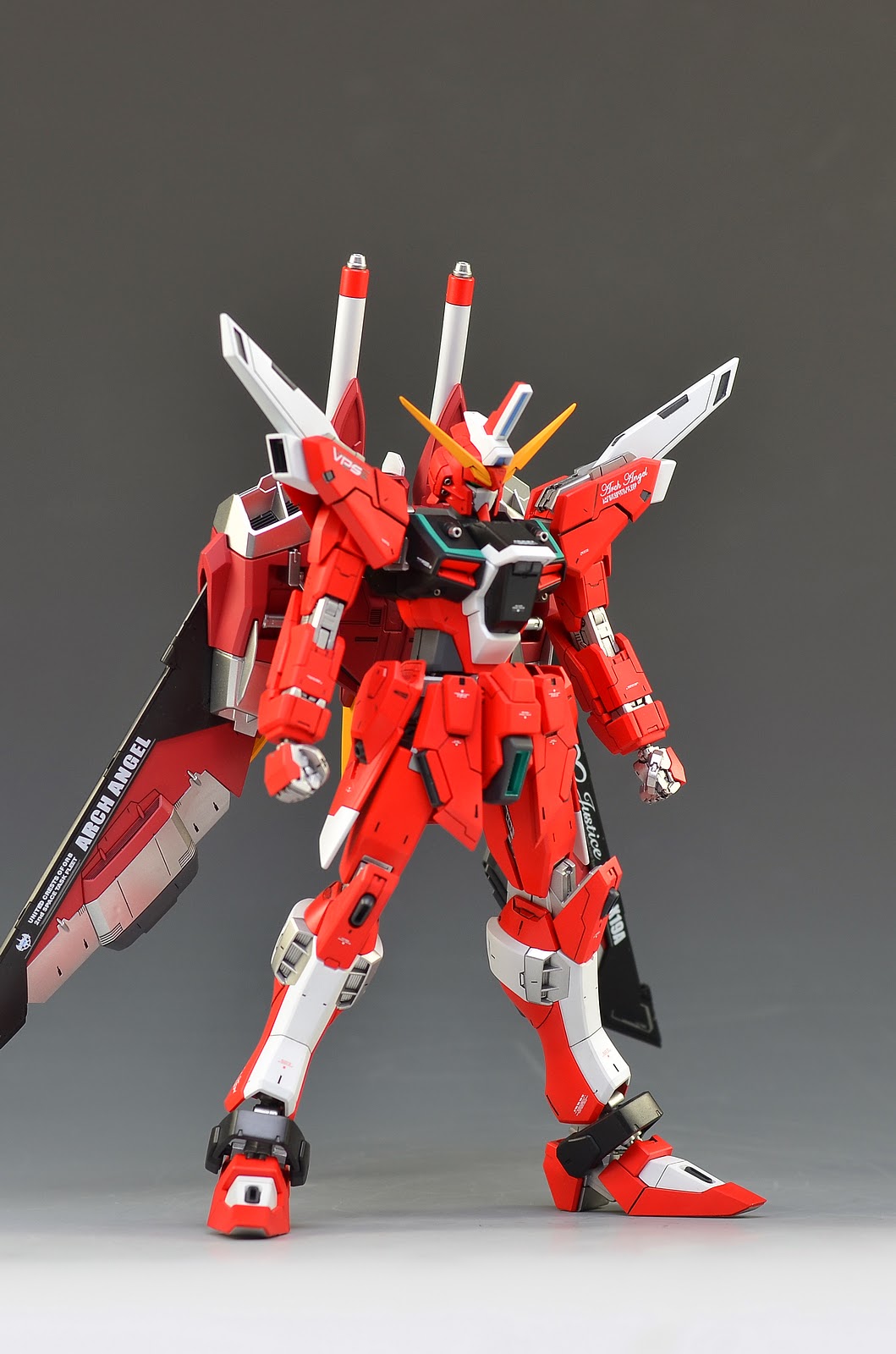 Custom Build: MG 1/100 Infinite Justice Gundam + Conversion kit ...