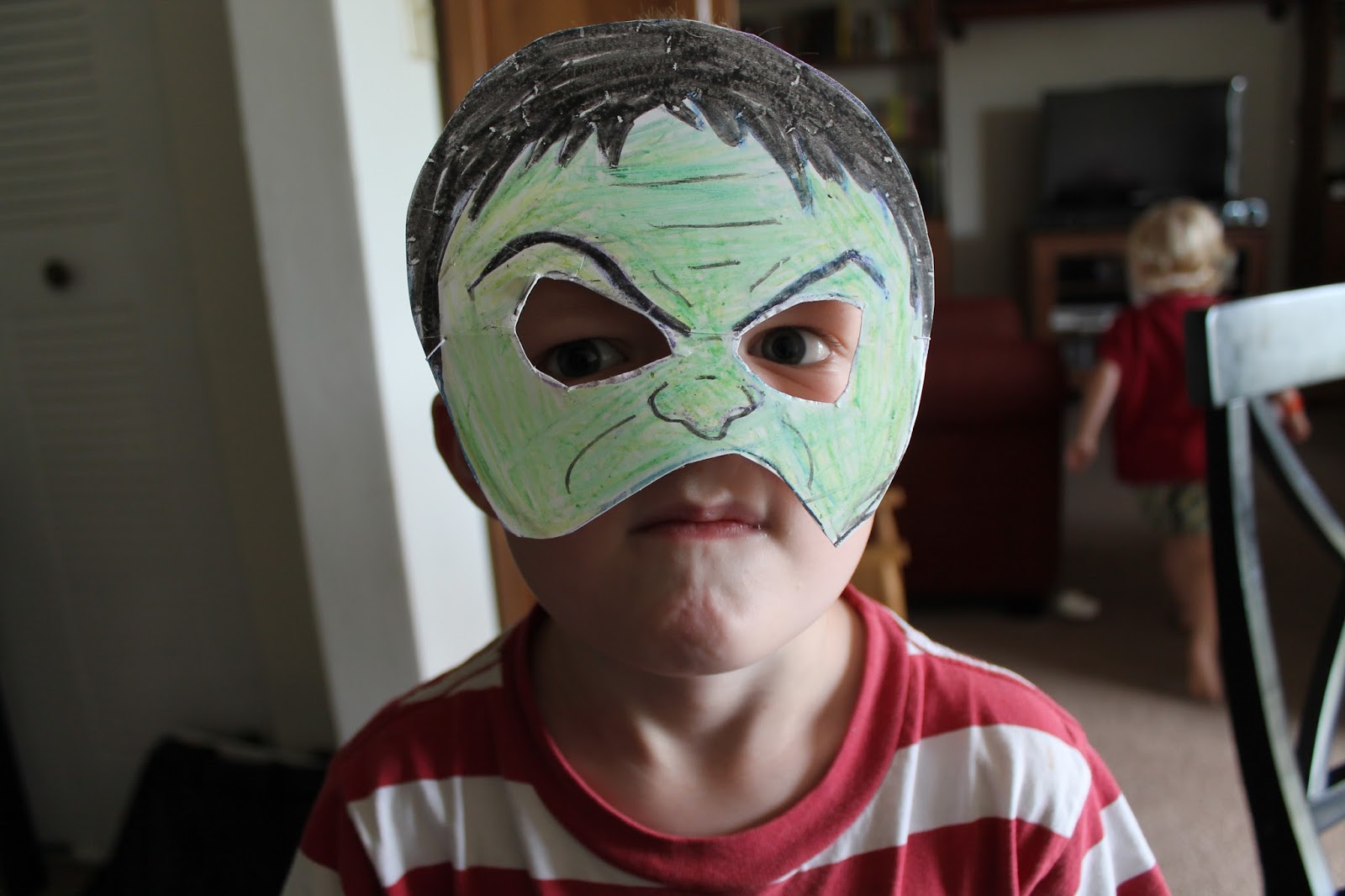 How to make Super Hero Masks in under 10 Minutes