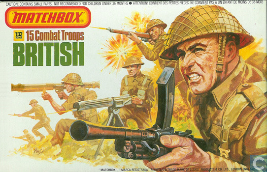 Biblicrafts: Matchbox - WW2 British Infantry Part 1