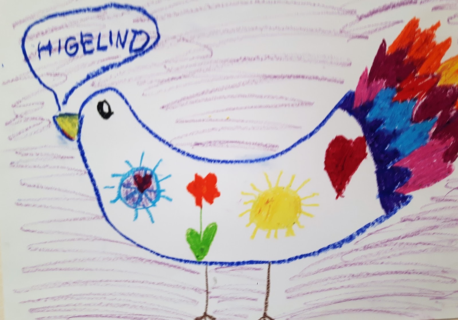 Kolga Kool: Hingedepäev.....Hinge sees, tema keskel seisab ühel jalal ...