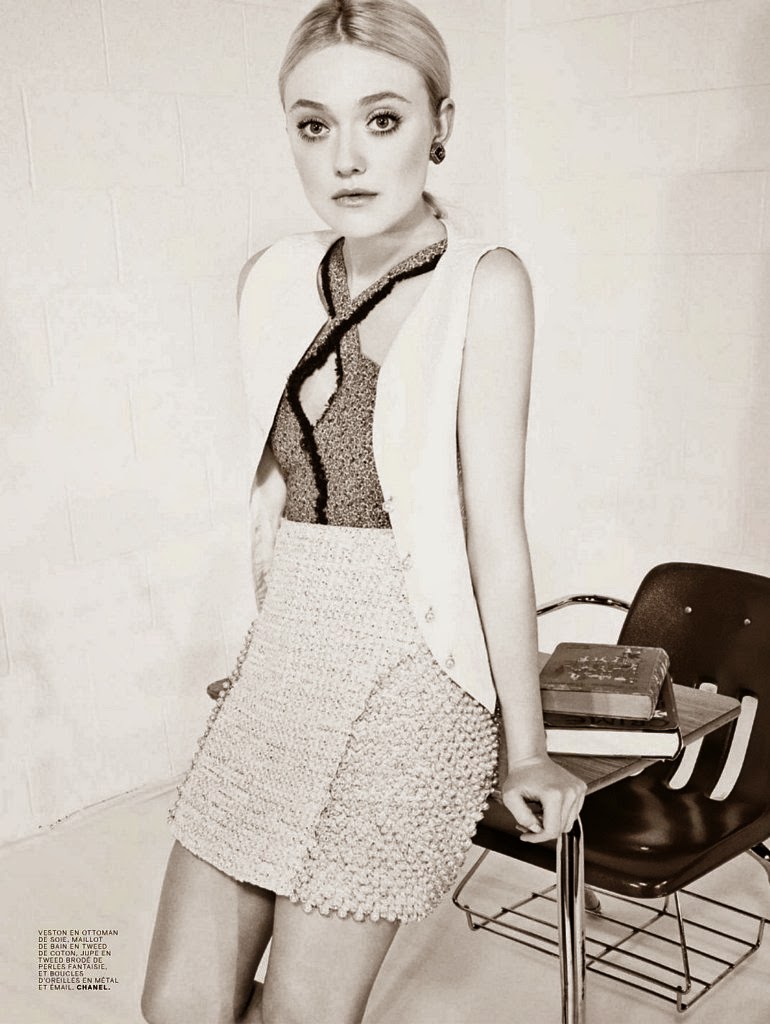 Dakota Fanning HQ Pictures Jalouse Magazine Photoshoot March 2014 By ...