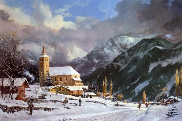 Art special: Kinkade in winter