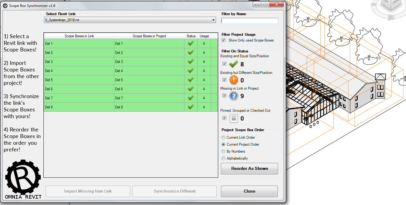 Revit Add-Ons: Scope Box Synchronizer V1.6