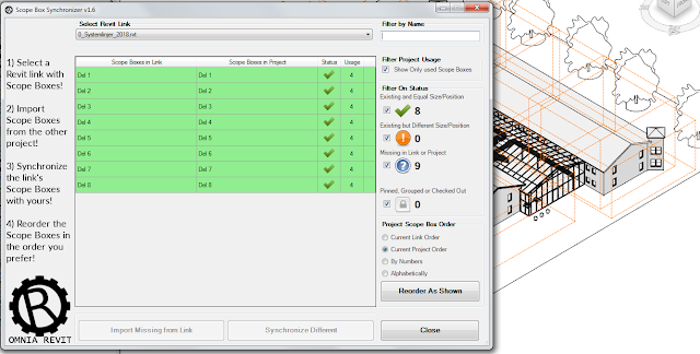 Revit Add-Ons: Scope Box Synchronizer V1.6
