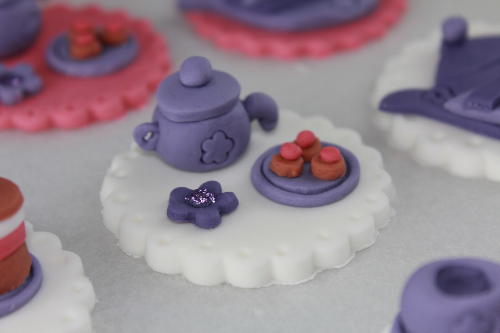 The Cupcake Economy: Tea Party Cupcake Toppers