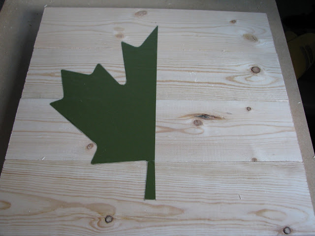 My So-Called DIY Blog: DIY Maple Leaf Wood Art (Happy Canada Day!)