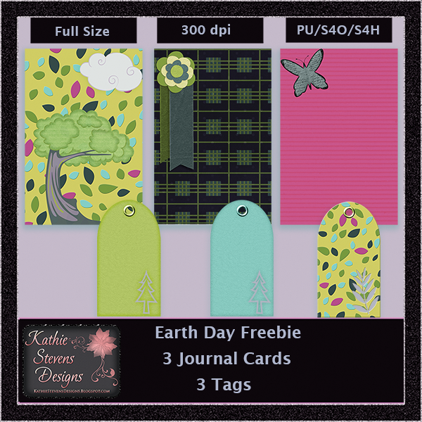 Kathie Stevens Designs: Earth Day Freebie Pack