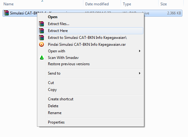Download CAT BKN Gratis dan Cara Menggunakannya - Info Kepegawaian