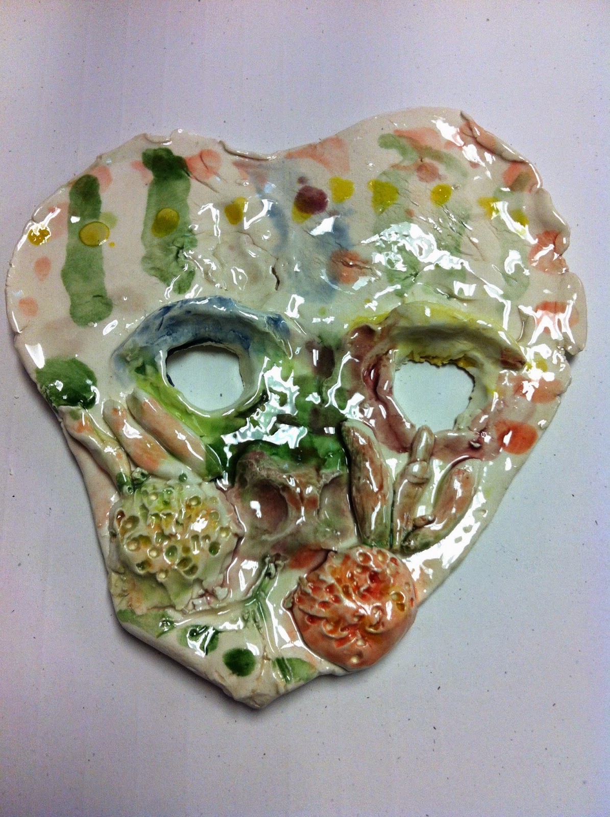 ChumleyScobey Art Room: Clay Animal Masks with 3rd Grade