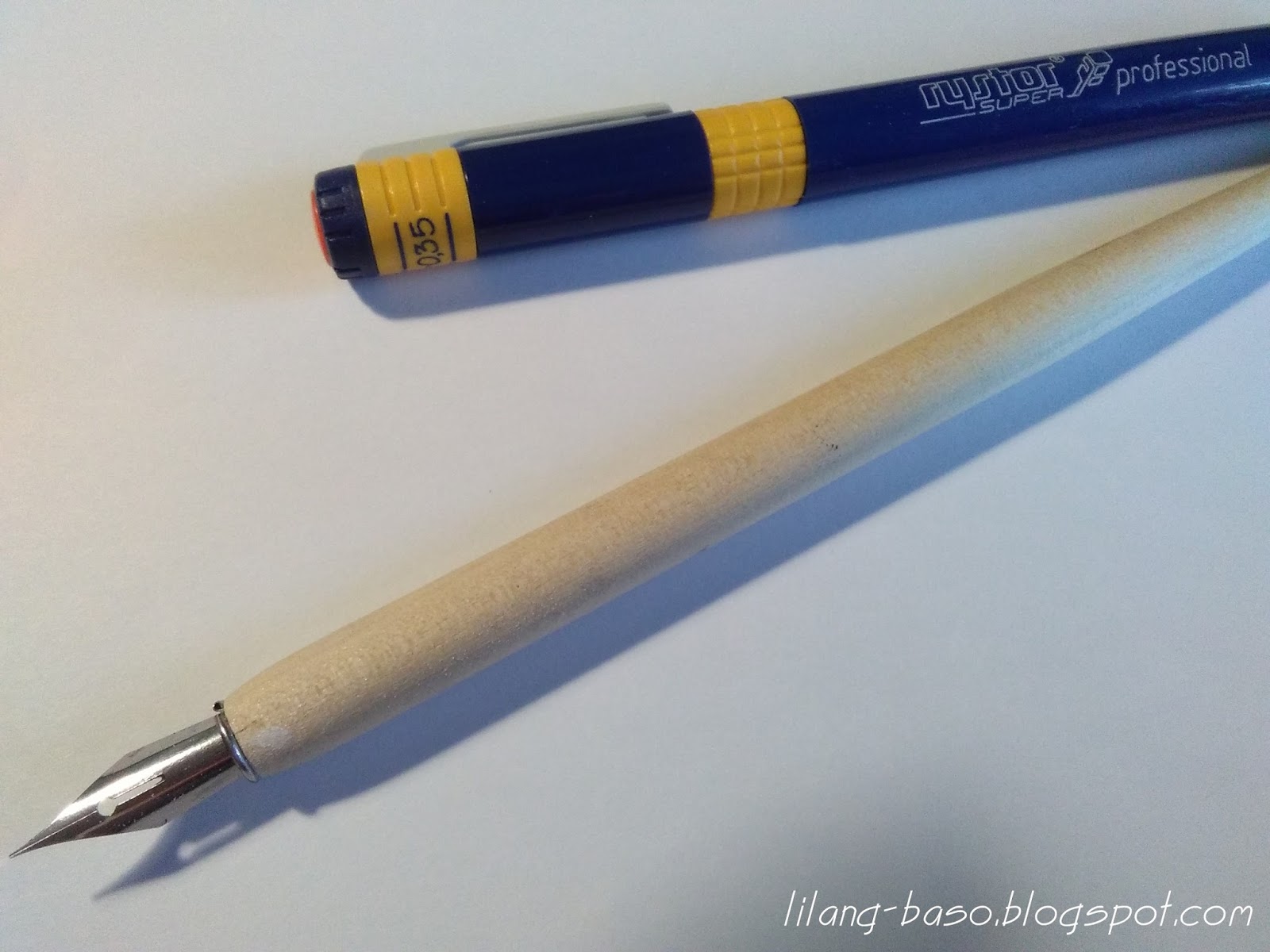 WZORKI I INNE INSPIRACJE: STYLOGRAF A RAPIDOGRAF