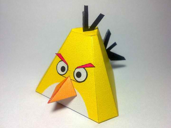 Yellow Angry Bird Papercraft | Papercraft Paradise | PaperCrafts ...
