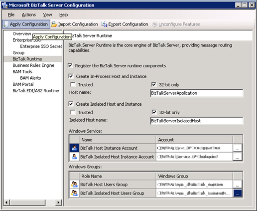 BizTalk Step-by-Step Recipe: Configuration