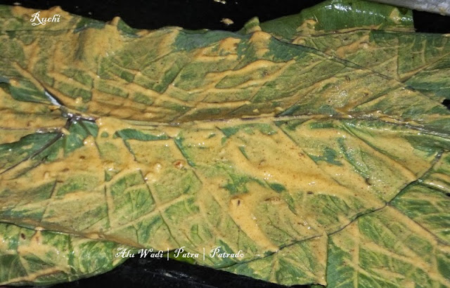Ruchi: Alu Wadi | Patra | Patrado - Taro Leaf Rolls