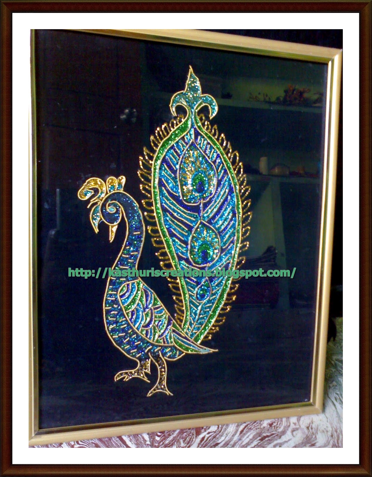 MaNiKa: zardosi wallhanging