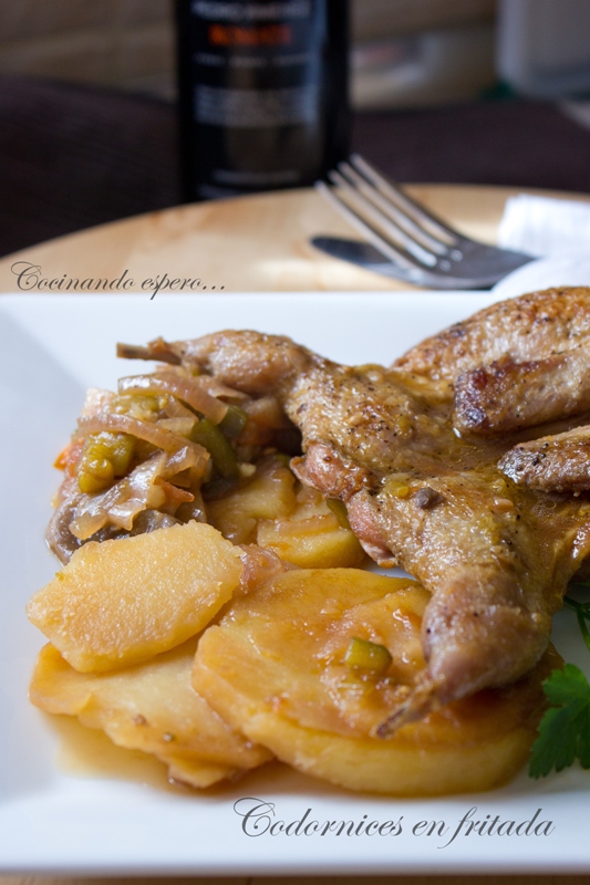 Cocinando espero....: CODORNICES EN FRITADA