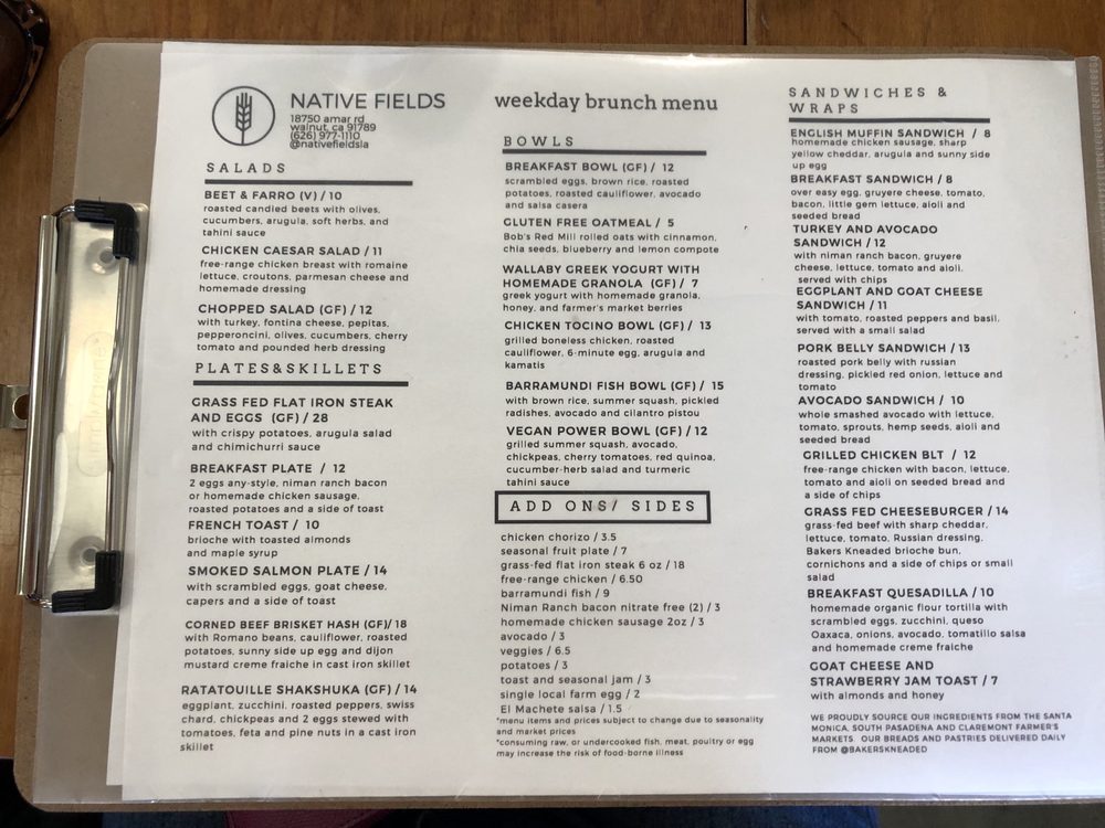 Blogtober Day 4: Foodie Finds - Native Fields