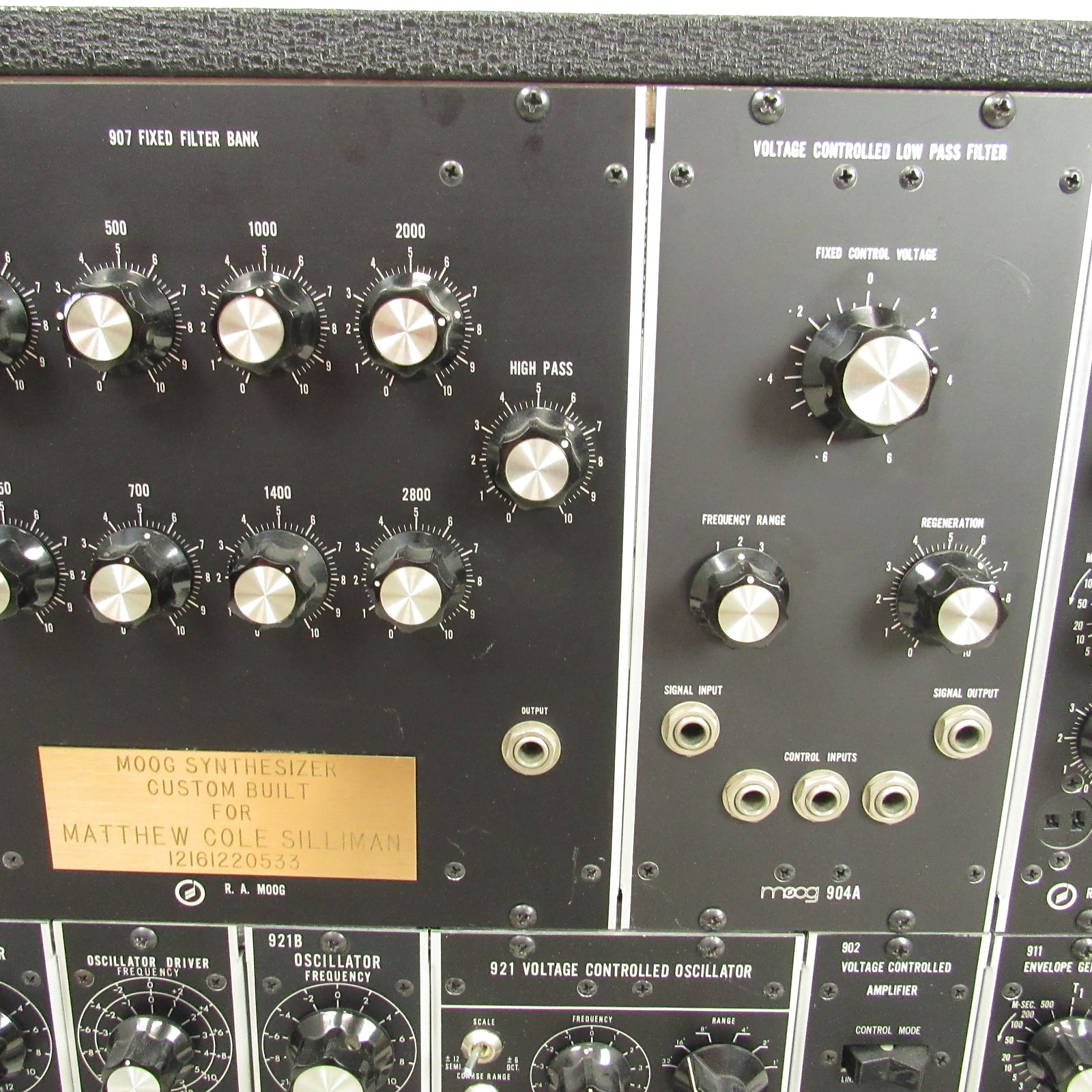 MATRIXSYNTH: Custom Moog Model 12 Vintage Modular Synthesizer w/ SNs ...