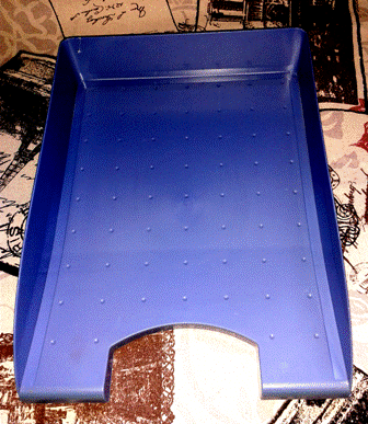 BushcraftZ: Upcycle an office paper tray with recycled old botanical ...