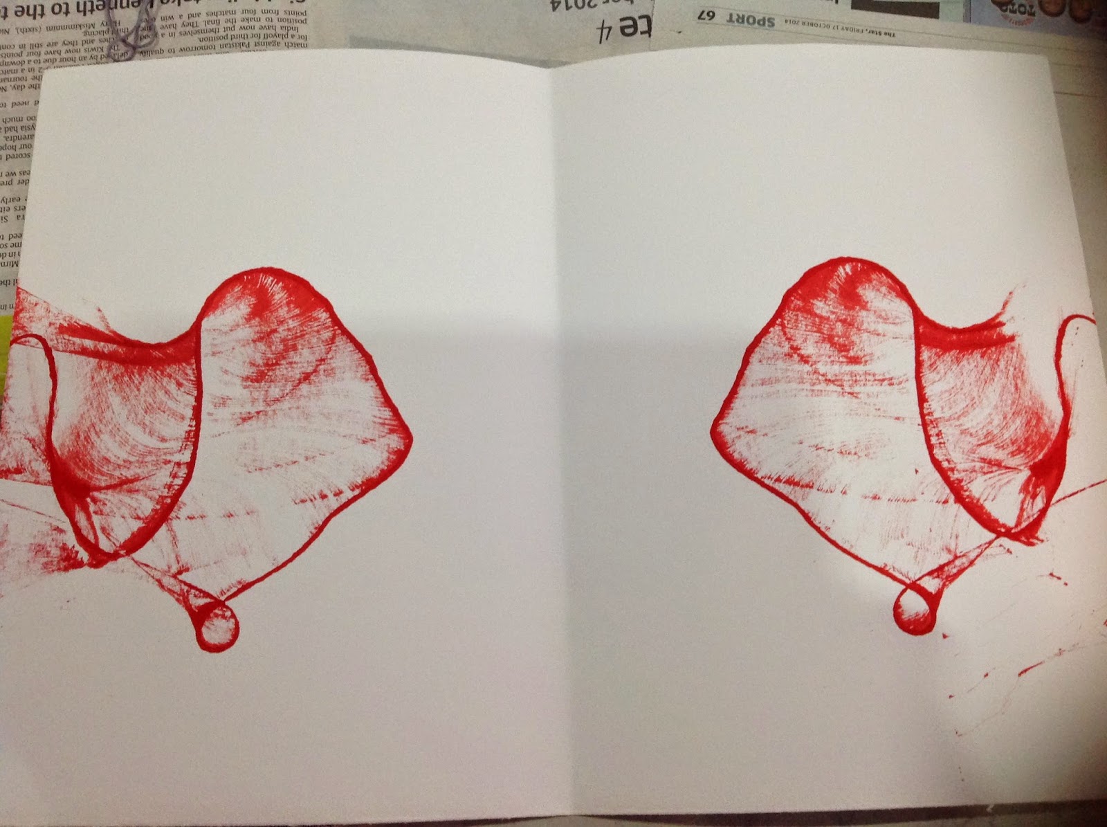 Painting With Strings For Kids ~ Parenting Times