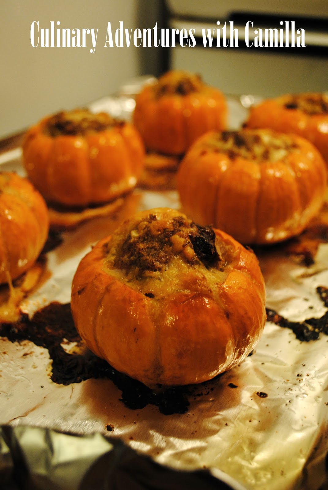 Meatloaf-Stuffed Mini Pumpkins for #PumpkinWeek