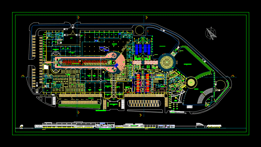 Arctecs09: GAMBAR KERJA CAD SHOPPING CENTRE / MALL