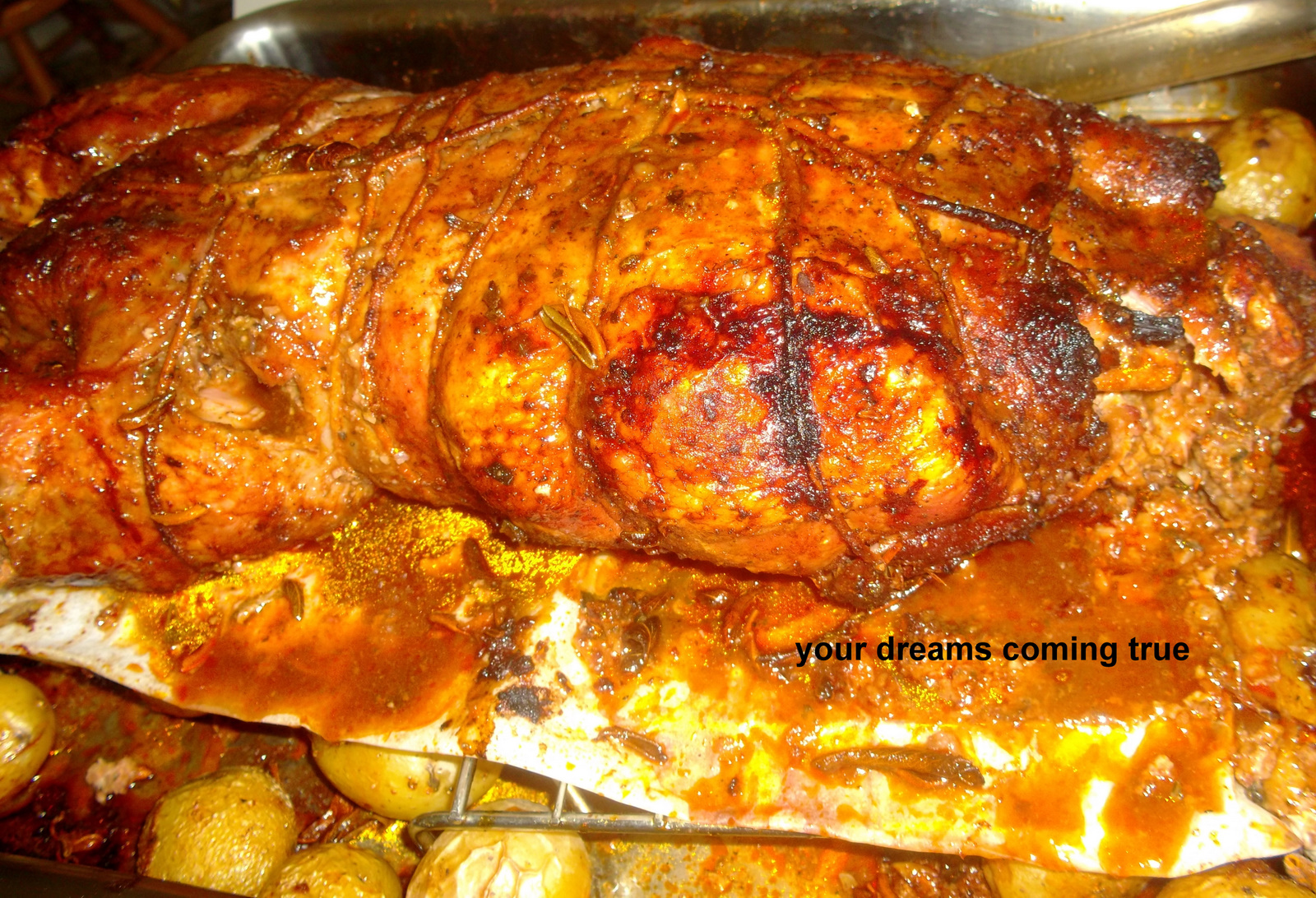 Boxing Day Turkey Ballotine....Dinde Farcie En Saucisse