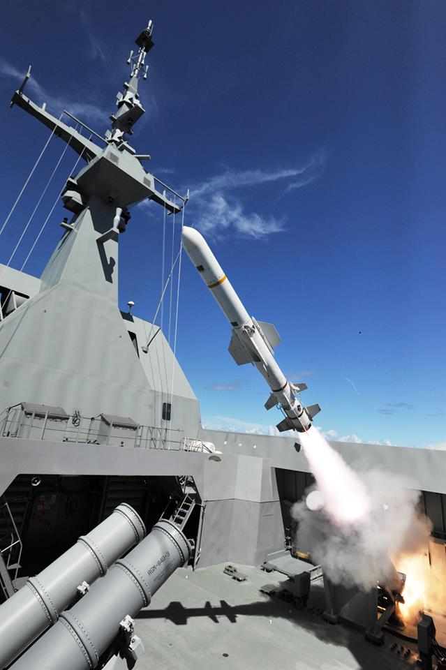 DEFENSE STUDIES: Harpooon Missile Hits Target at Pacific Griffin 2017