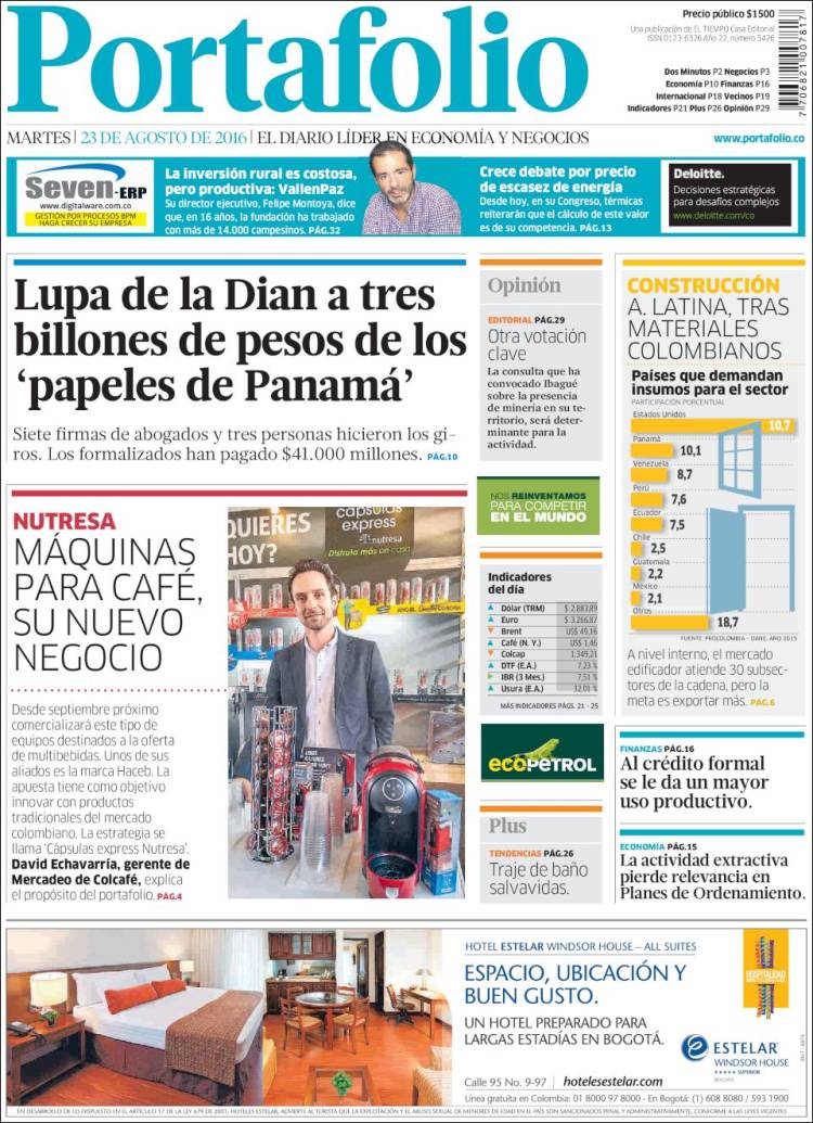 JPERIODICO El periodico global 23 de Agosto