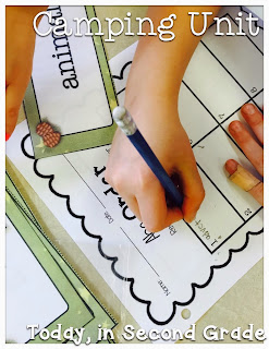 A Camping We Will Go! - Today in Second Grade