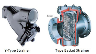 Steam Boiler: Strainer in Steam and Condensate System
