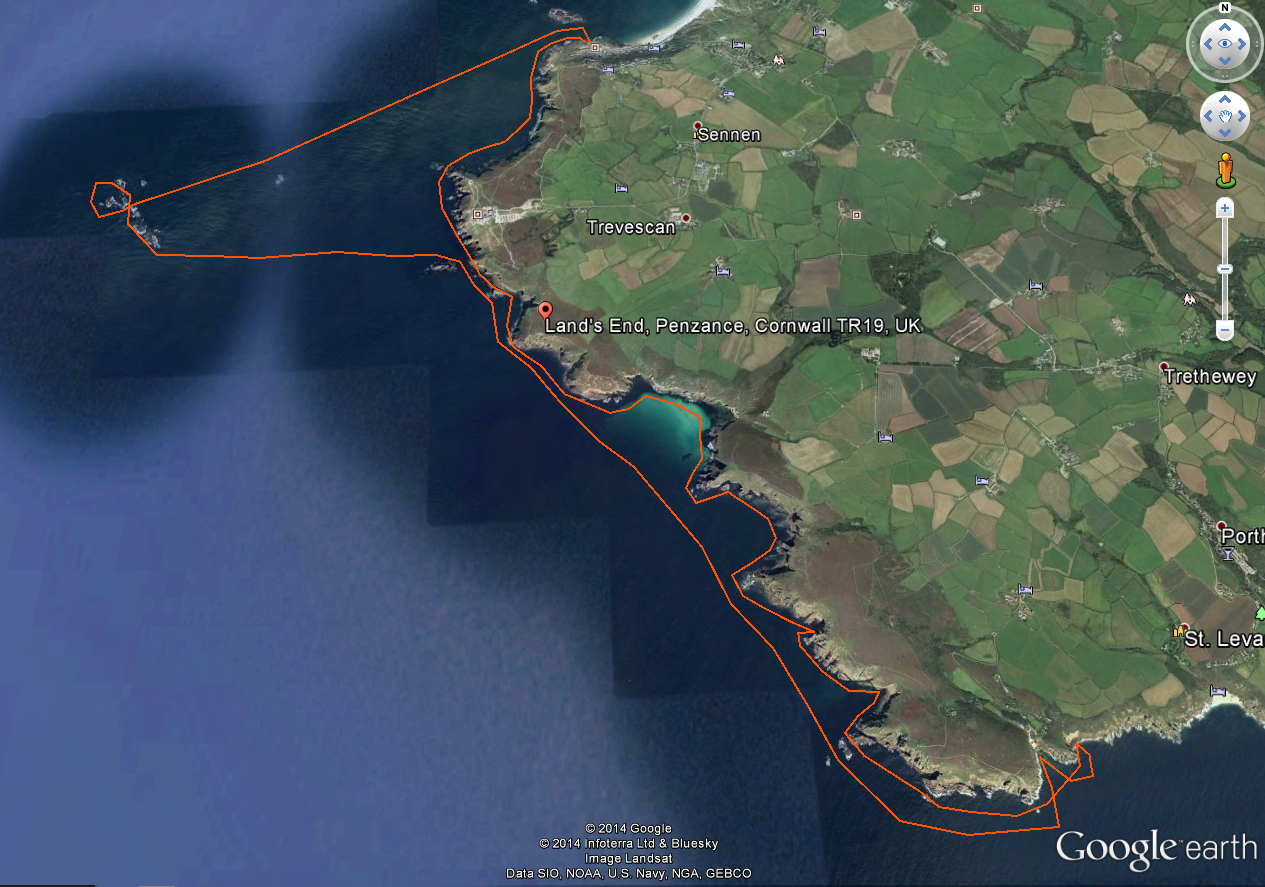 Kayak Cornwall: Sea kayak trips exploring the coast of Cornwall: Sennen ...