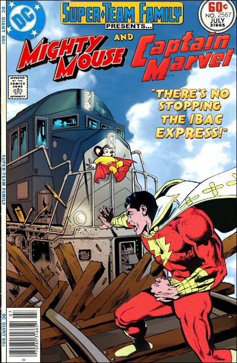 Super-Team Family: The Lost Issues!: Mighty Mouse and Captain Marvel
