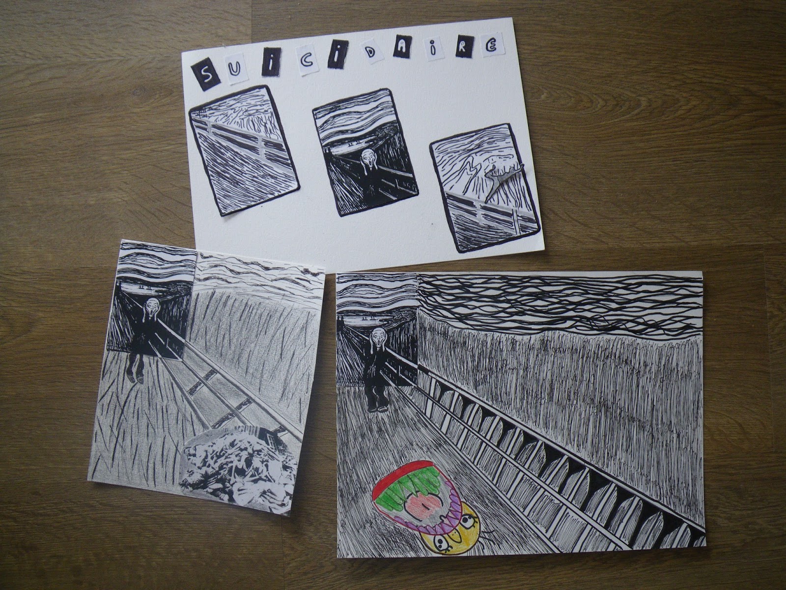 LES ARTS PLASTIQUES au lycée Comte de Foix: Pourquoi le Cri crie