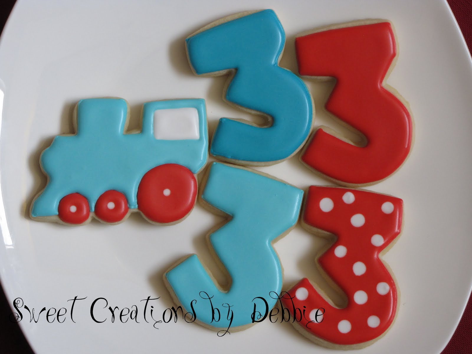 Sweet Creations by Debbie: Train Cookies