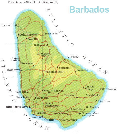 MAPAS DE BARBADOS